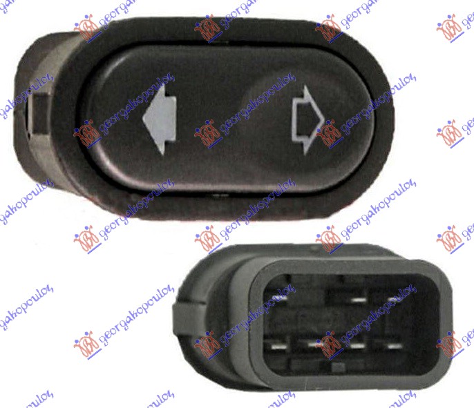 PREKIDAC U PREDNJIM VRATIMA (7PIN) Leva str. FORD FIESTA III (1990-1995) (OEM: 15404945)