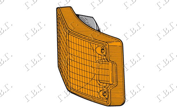 MIGAVAC ZUTI 80 – Leva str. VW TRANSPORTER (T3) (1979-1991) (OEM: 251-953-141, 251953141)
