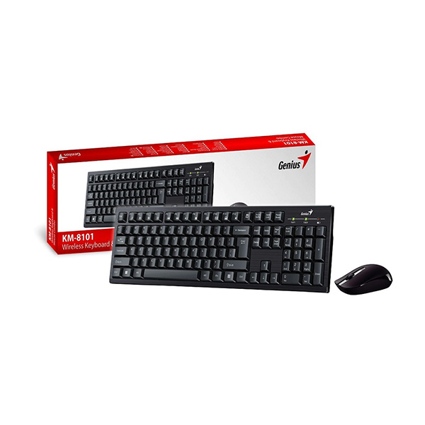 Set tastatura i miš 2.4GHZ BLK SER KM-8101 Genius 31340014406