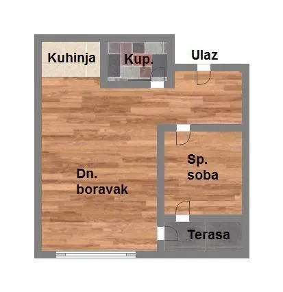 Prodaja, stan, 41m2, Stari Majur, Petrovaradin, Novi Sad