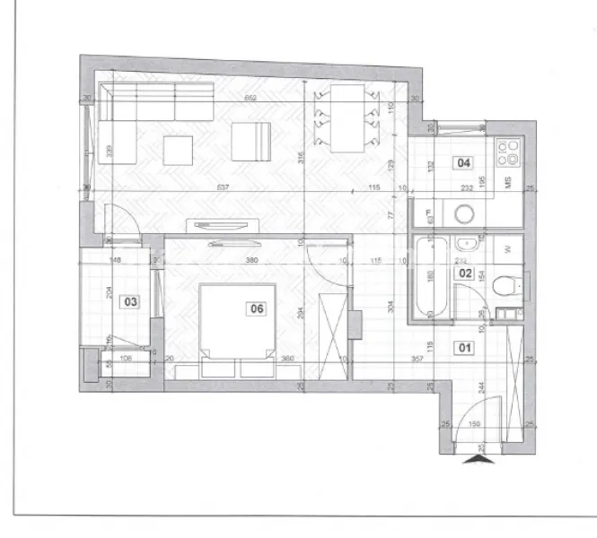 Prodaja, dvosoban stan, 51m2, Inđija