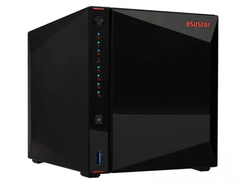 ASUSTOR NAS STORAGE SERVER NIMBUSTOR 4 GEN2 AS5404T, 4X 3.5”, 4X M.2, MREŽNI, UPNP MEDIA SERVER