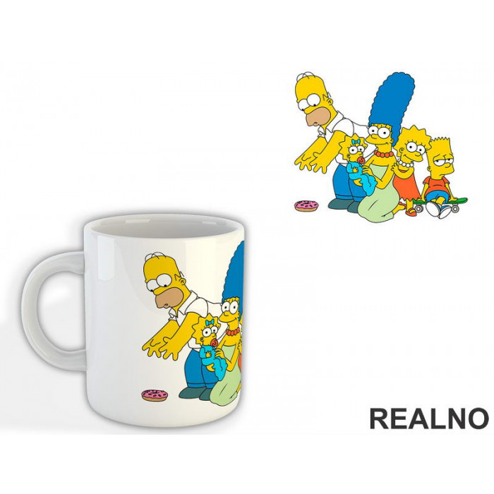 SVI ZAJEDNO - FAMILY - THE SIMPSONS - SIMPSONOVI - ŠOLJA