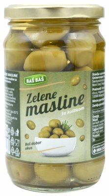 MASLINE ZELENE SK 370G BAS BAS
MASLINE ZELENE SK 370G BAS BAS