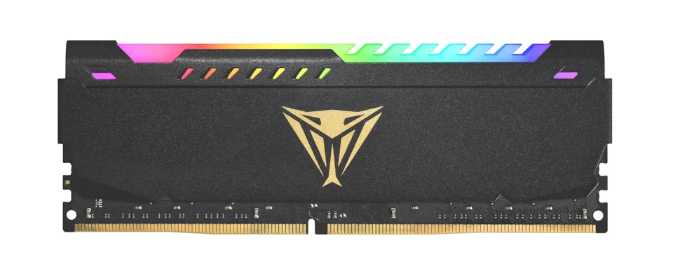 Patriot Viper Steel RGB (PVSR416G360C0K) memorija DIMM DDR4 16GB (2x8GB) 3600MHz