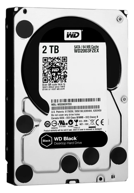 Western Digital 2TB 3.5" SATA III Black (WD2003FZEX) hard disk