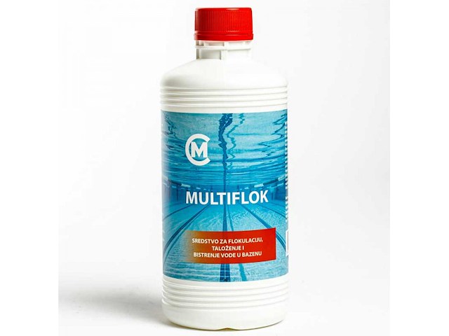 Multiflok Sredstvo za flokulaciju, taloženje i bistrenje vode u bazenima 1L MCom