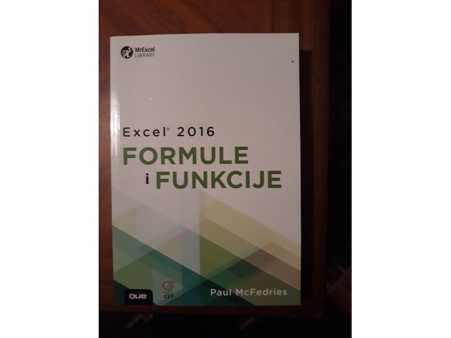 Excel 2016 Formule i funkcije - Paul McFedries