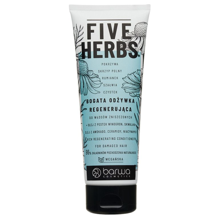 Balzam za oštećenu kosu BARWA Five Herbs 180ml
