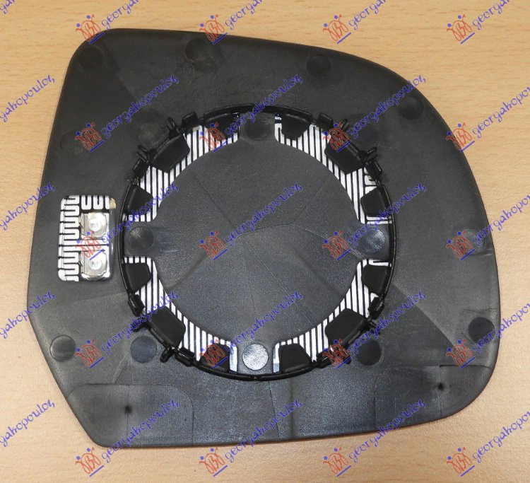 STAKLO RETROVIZORA SA GREJACEM 10 – 13 (KONV Leva str. NISSAN MICRA (K13) (2010-2013) (OEM: 96366-3ND0B LH, 96366-3ND0BLH, 963663ND0BLH)