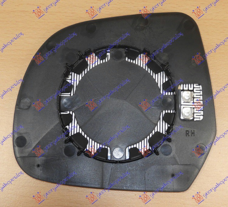 STAKLO RETROVIZORA SA GREJACEM 10 – 13 (KONV Desna str. NISSAN MICRA (K13) (2010-2013) (OEM: 96365-3ND0B RH, 96365-3ND0BRH, 963653ND0BRH)