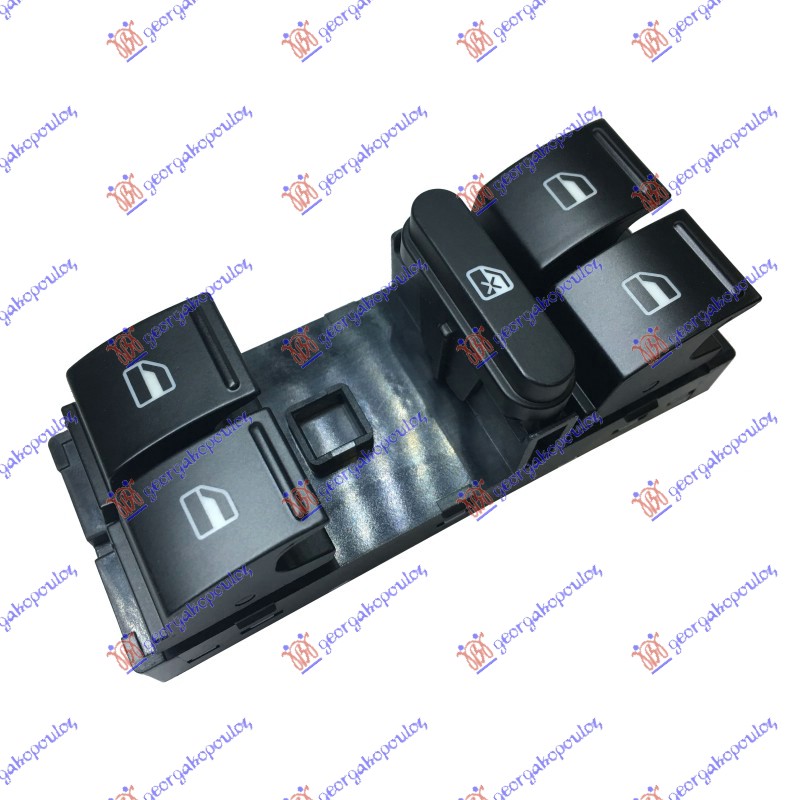 PREKIDAC U PREDNJIM VRATIMA (CETVORO)(10pin) Leva str. SEAT TOLEDO (2004-2012) (OEM: 1K4959857B, 7L6959857D)