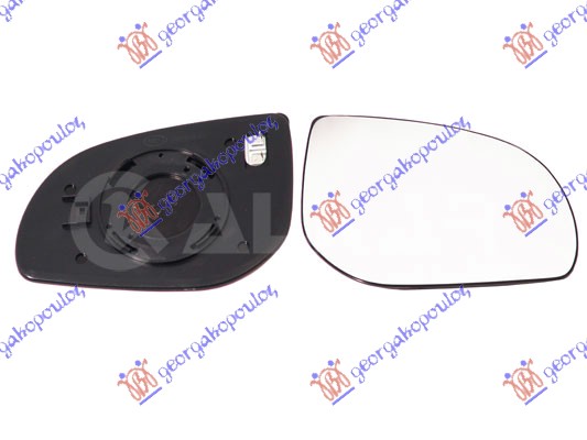 STAKLO RETROVIZORA SA GREJACEM Desna str. HYUNDAI i10 (2010-2013) (OEM: 876211J100)