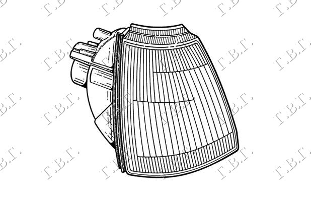 MIGAVAC Desna str. RENAULT CLIO (1994-1995) (OEM: 7701034749)