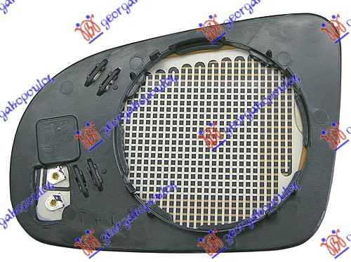 STAKLO RETROVIZORA ELEKTRICNI GREJACE Desna str. OPEL CORSA B (1997-2000) (OEM: 1427482)