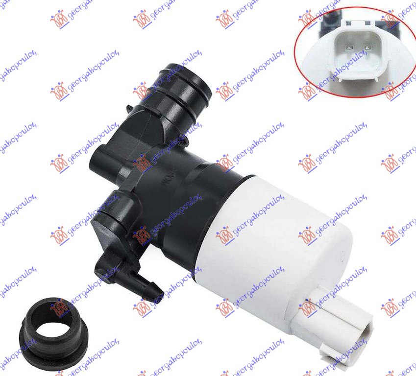 MOTOR ZA POSUDU BRISACA (1 PUMPA) VOLVO XC60 (2008-2013) (OEM: 31214898, BK21-17K624-BA, BK2117K624BA)