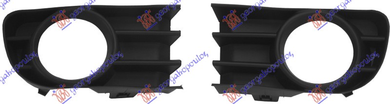 RESETKA U BRANIKU SA MAGLENKOM (SET) RENAULT MEGANE SDN-H/B-L/B (2002-2005) (OEM: 7701474479)