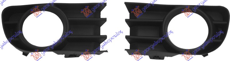 RESETKA U BRANIKU SA MAGLENKOM (SET) RENAULT MEGANE CABRIO (2003-2006) (OEM: 7701474479)