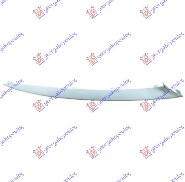 LAJSNA PVC MASKE PREDNJEG BRANIKA (NOSAC) SREBRNA Desna str. BMW SERIES 5 (F10/11) (2013-2016) (OEM: 51117331764)