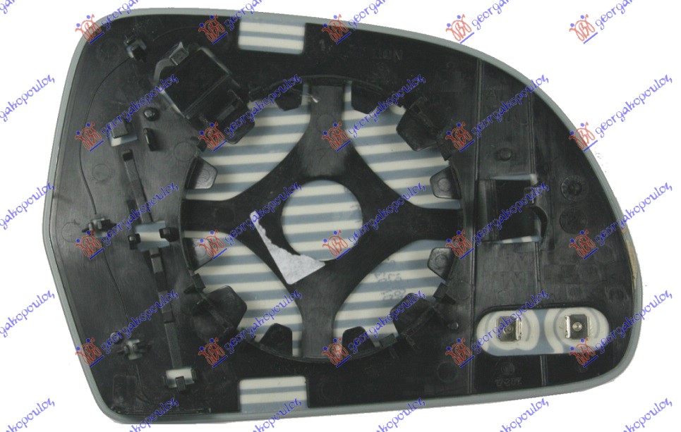 STAKLO RETROVIZORA SA GREJACEM (ASFERICN Leva str. SKODA OCTAVIA 5 (2008-2013) (OEM: 4F0857535AE)