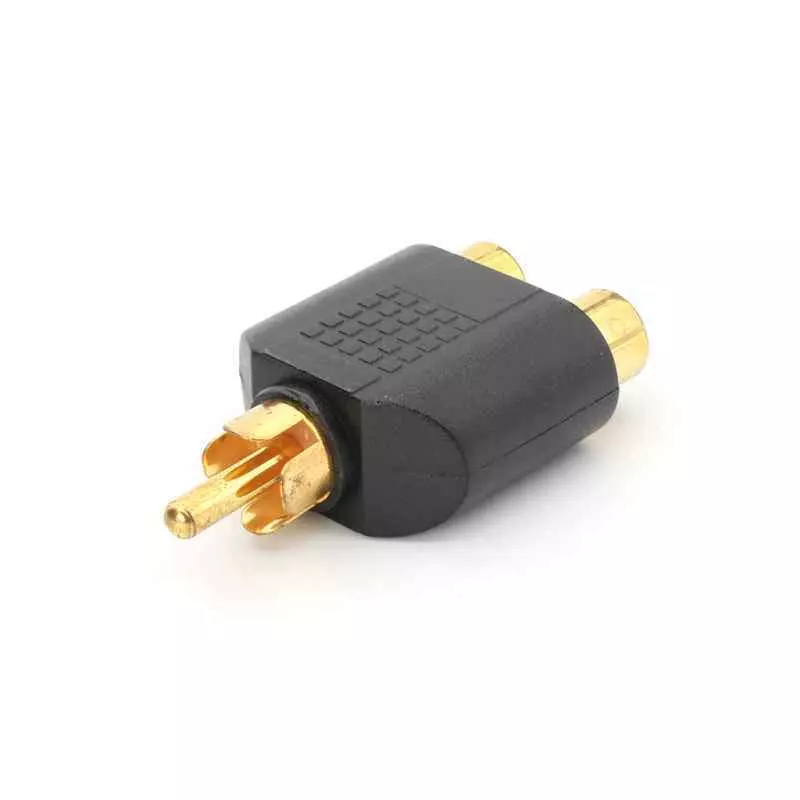 Adapter RCA M na 2RCA Z HWD-AD34