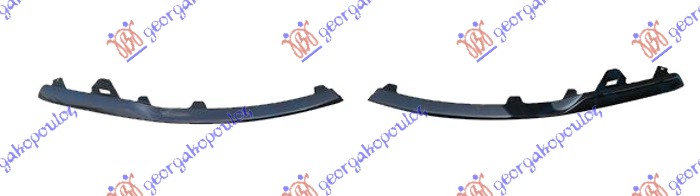 LAJSNA RESETKE PREDNJI BRANIKA CRNA (SET) PEUGEOT 308 (2017-2021) (OEM: 1627662480)