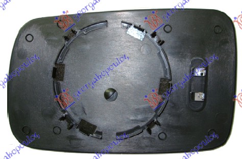 STAKLO RETROVIZORA PLAVO SA GREJACEM (AS Desna str. BMW SERIES 7 (E65/66) (2002-2008) (OEM: 51167028428)