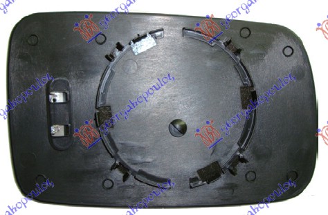 STAKLO RETROVIZORA PLAVO SA GREJACEM (AS Leva str. BMW SERIES 3 (E46) COUPE/CABRIO (1999-2003) (OEM: 51167028427)