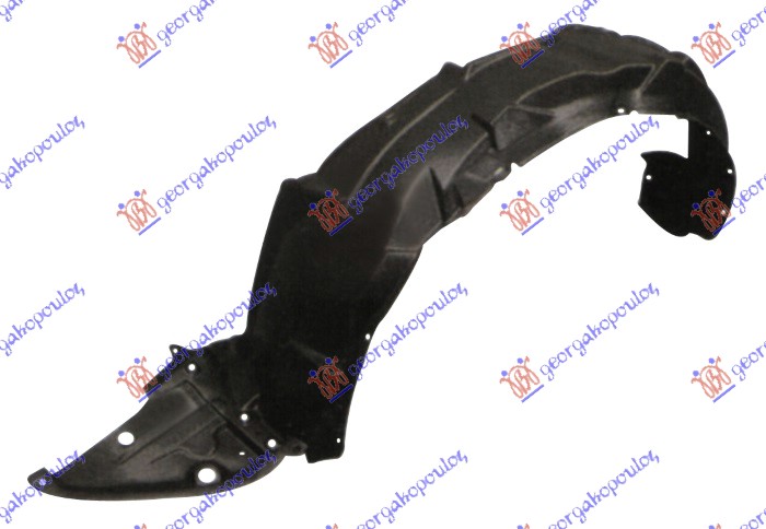 POTKRILO PLASTICNO (HIBRID) Leva str. TOYOTA AURIS (2010-2012) (OEM: 53876-02360, 5387602360)