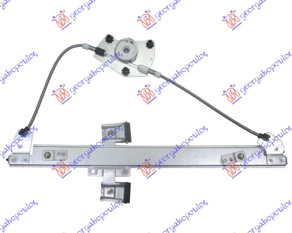 PODIZAC PROZORA ELEKTRICNI (BEZ MOTORA) 3 VRATA Desna str. VW UP (2012-2016) (OEM: 1S3837462A)