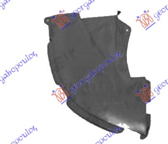 ZASTITA MOTORA ISPOD BRANIKA Desna str. PEUGEOT 607 (2000-2007) (OEM: 7013H5)