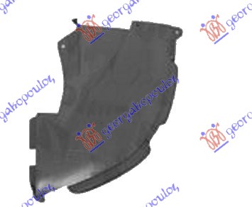 ZASTITA MOTORA ISPOD BRANIKA PLAS Leva str. PEUGEOT 607 (2000-2007) (OEM: 7013H4)