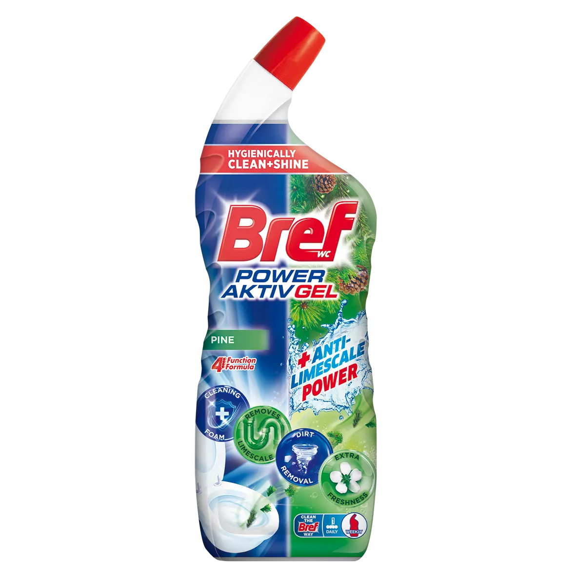 BREF Sredstvo za čišćenje kupatila Power Aktiv Gel Pine 700ml