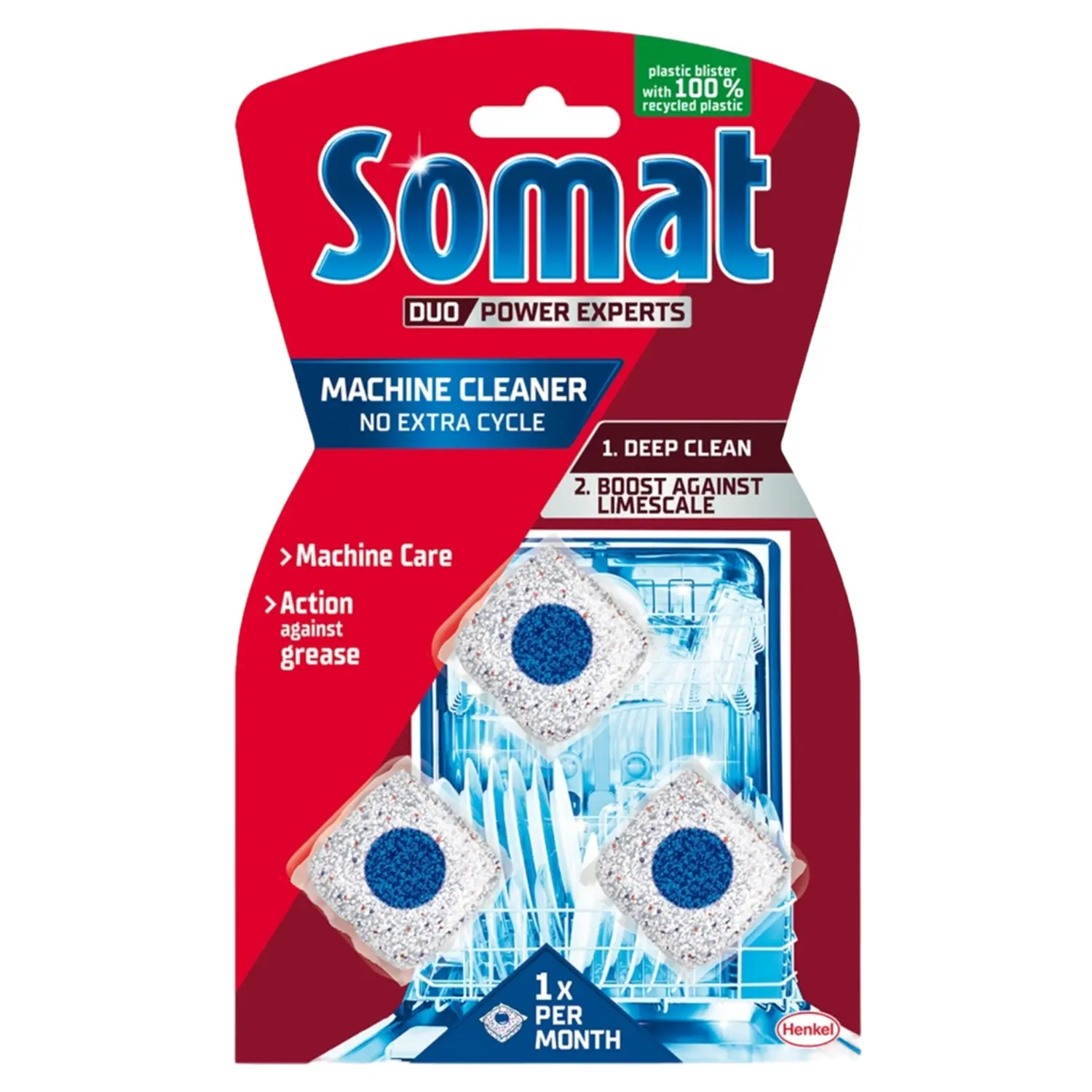 SOMAT Kapsule za čišćenje mašine za pranje sudova Machine cleaner u kapsulama 3x20g