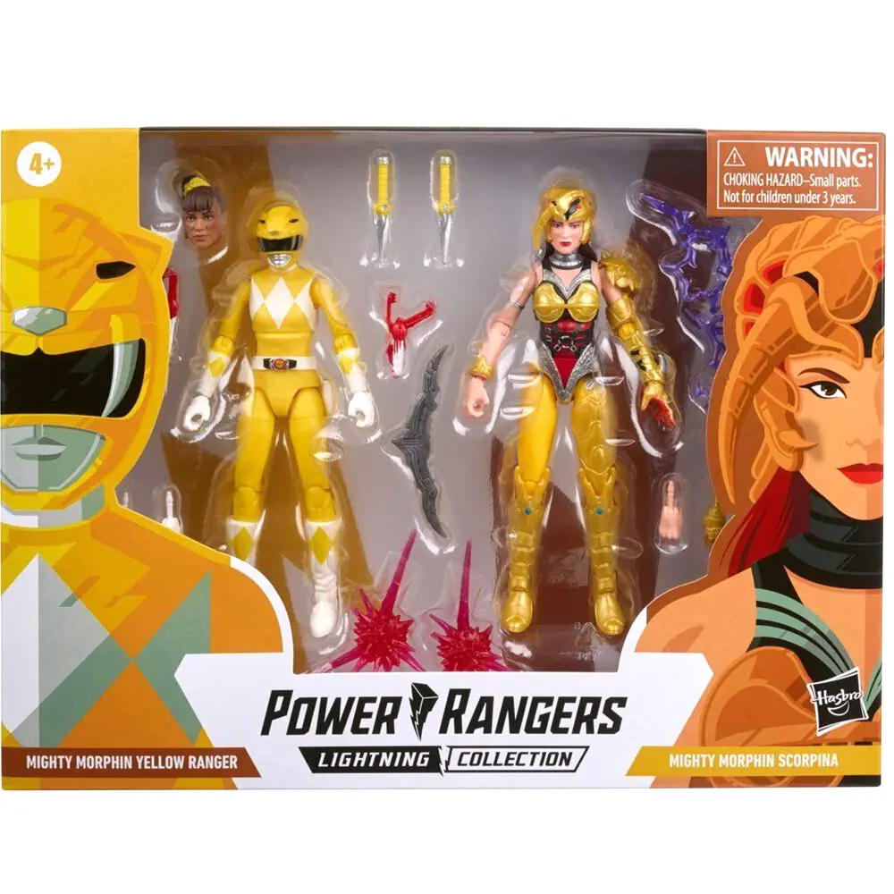 HASBRO Power Rangers Lighting Collection Žuti rendžer i Scorpina
