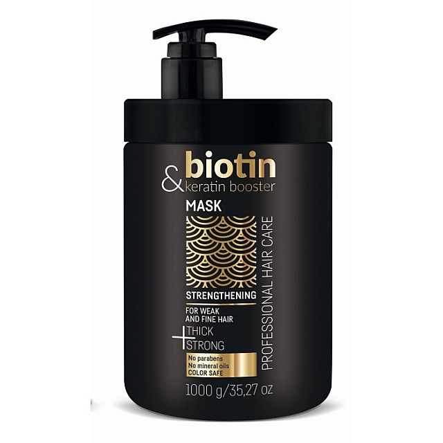 Maska za jačanje kose sa Keratinom i Biotinom BIOTIN &KERATIN BOOSTER 1000ml