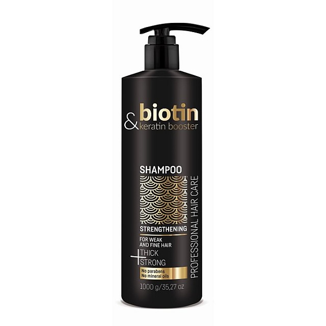 Šampon za jačanje kose sa Keratinom i Biotinom BIOTIN &KERATIN BOOSTER 1000ml