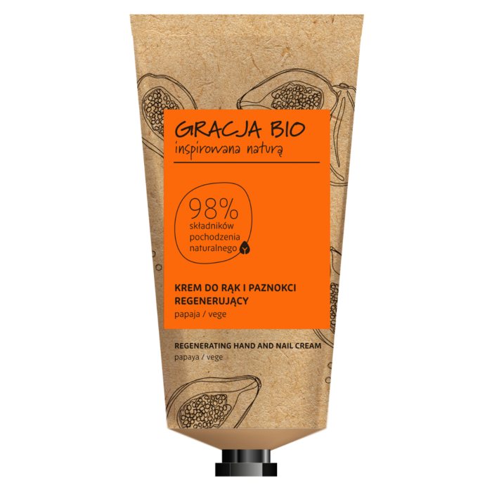 HIDRATANTNA KREMA ZA RUKE I NOKTE BIO 98% PAPAJA GRACJA VEGAN 50ML