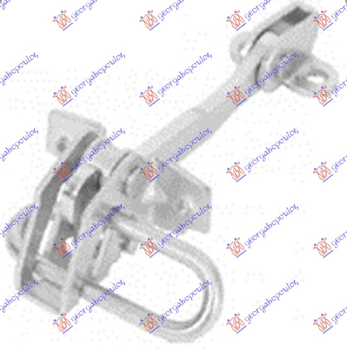 GRANICNIK ZADNJIH VRATA FIAT PUNTO (2003-2011) (OEM: 51754186, 51790088, 51884302)