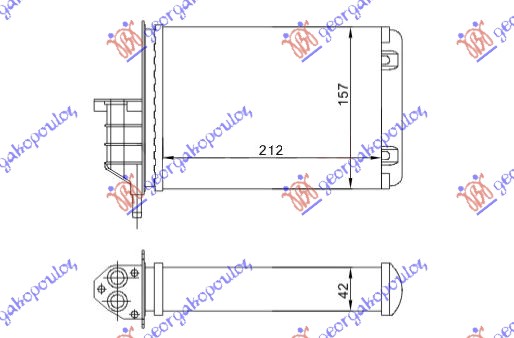 GREJAC KABINE FIAT SEICENTO (1998-2001) (OEM: 46722587)