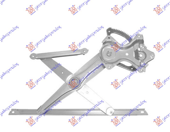 PODIZAC PREDNJEG PROZORA ELEKTRICNI (BEZ MOTORA) 2 / 4VR Desna str. TOYOTA HI-LUX 2WD/4WD (2015-2020) (OEM: 69801-0K140, 698010K140)