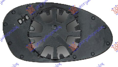 STAKLO RETROVIZORA SA GREJACEM (ASFERICN Leva str. BMW SERIES 3 (E92/93) COUPE/CABRIO (2007-2011) (OEM: 5516745267, 51167158309, 51167252893)