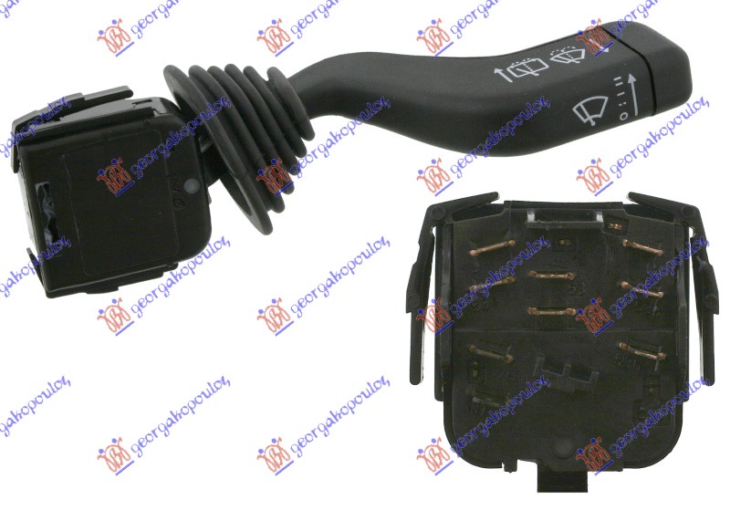 PREKIDAC ZA PREDNJI/ZADNJI BRISAC (9pin) OPEL ZAFIRA (1999-2005) (OEM: 1241132, 90243395)