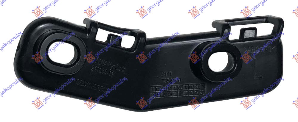 NOSAC PREDNJEG BRANIKA GORNJI PLASTICNI Leva str. BMW X1 (F48) (2015-2019) (OEM: 51117354769)