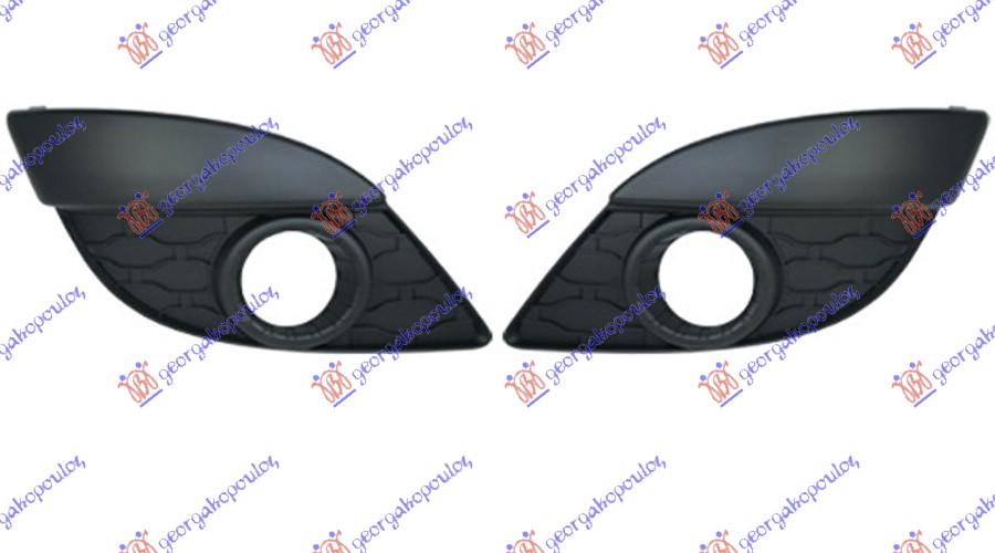 RESETKA U BRANIKU SA MAGLENKOM (SET) RENAULT TWINGO (2007-2012) (OEM: 7701209599)