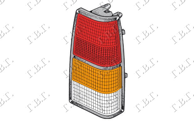 STOP LAMPA Desna str. OPEL CORSA A (1991-1993) (OEM: 1223087)