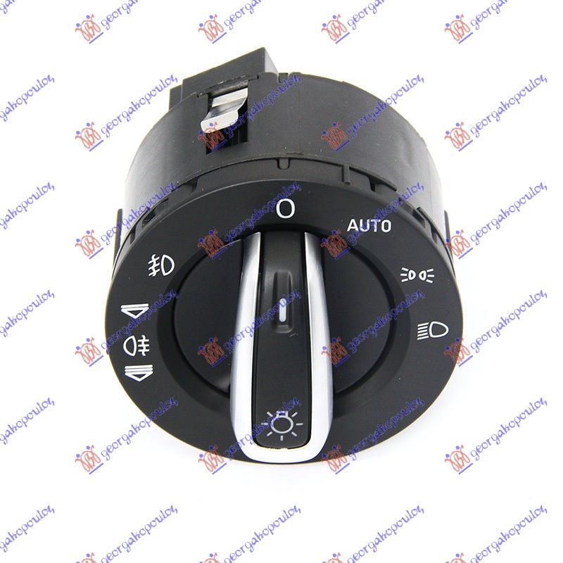 PREKIDAC ZA SVETLO HROM (8pin) AUDI A6 (2004-2008) (OEM: 4F1941531E)