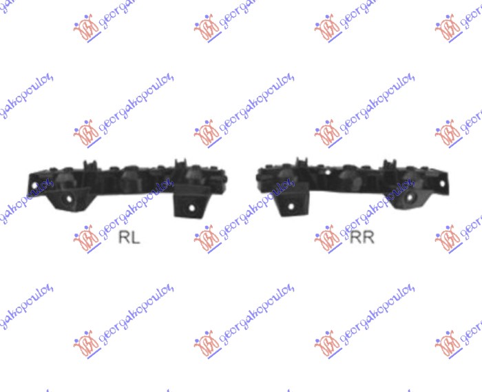 NOSAC ZADNJEG BRANIKA BOCNI PLAST. (SET) RENAULT CAPTUR (2020-) (OEM: 798E42291R)