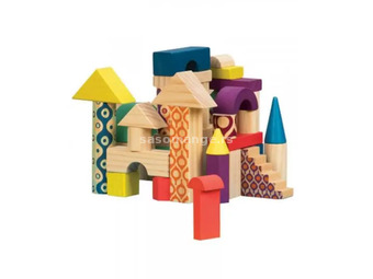 B TOYS Drveni oblici igračka za decu Izgradi zamak (22314033)