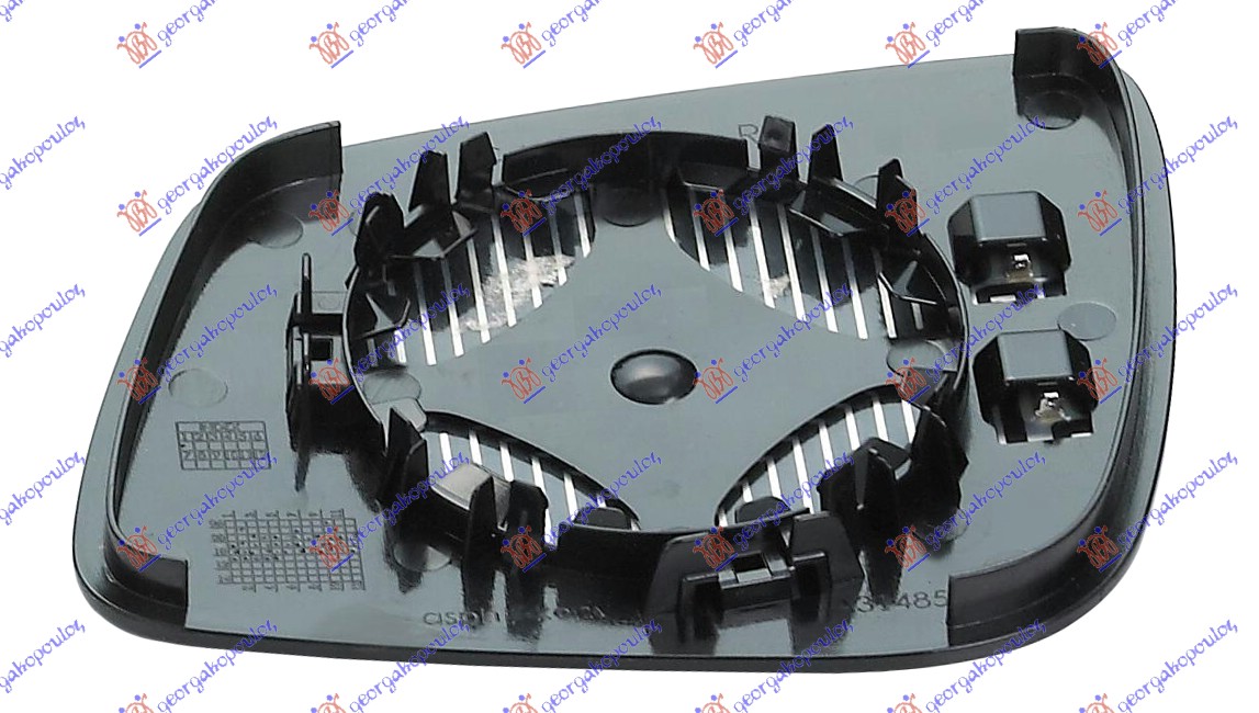 STAKLO RETROVIZORA SA GREJACEM 08- (ASFE Desna str. MERCEDES A CLASS (W169) (2004-2012) (OEM: 1698102221)